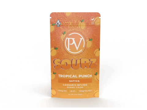 100mg THC- Tropical Punch by Platinum Vape (SATIVA) - Get Well Shroom